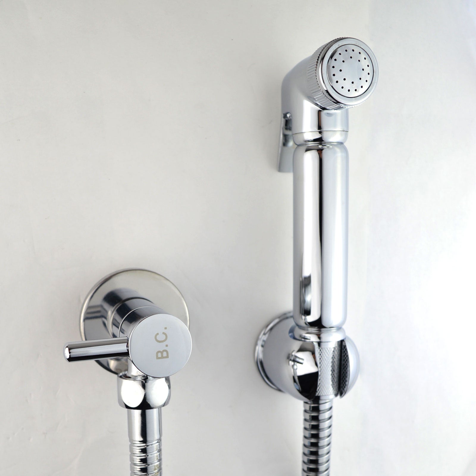 Modern Handheld Bidet Chrome Douche Toilet Spray Kit