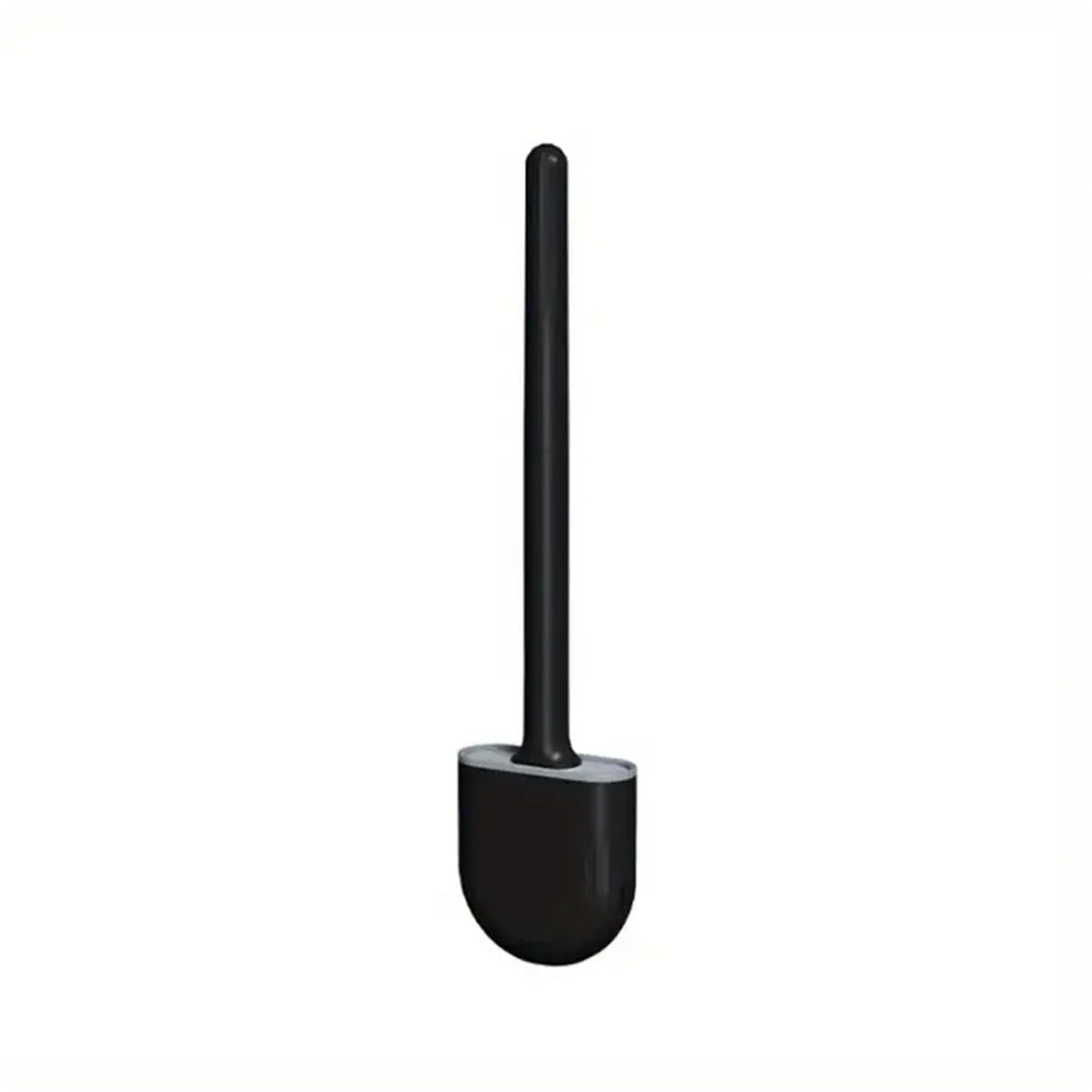 Shelly Silicone Toilet Brushes with Wall Mounted Toilet Brush Holder B