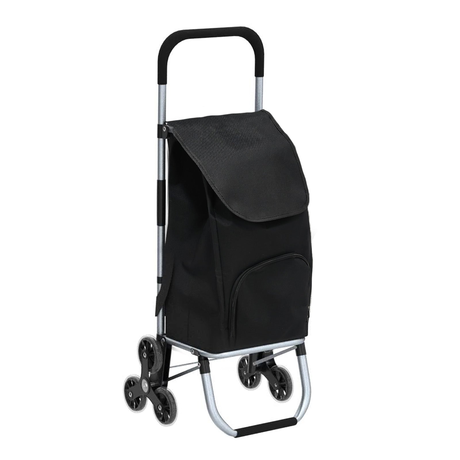 Aluminium Lightweight Shopping Grocery Trolley with Stair Climbing Whe