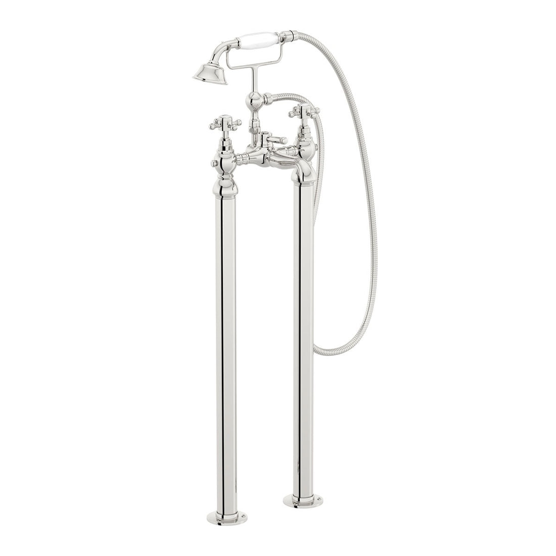 Churchill Traditional Freestanding Cross Head Bath Shower Mixer Tap Wi